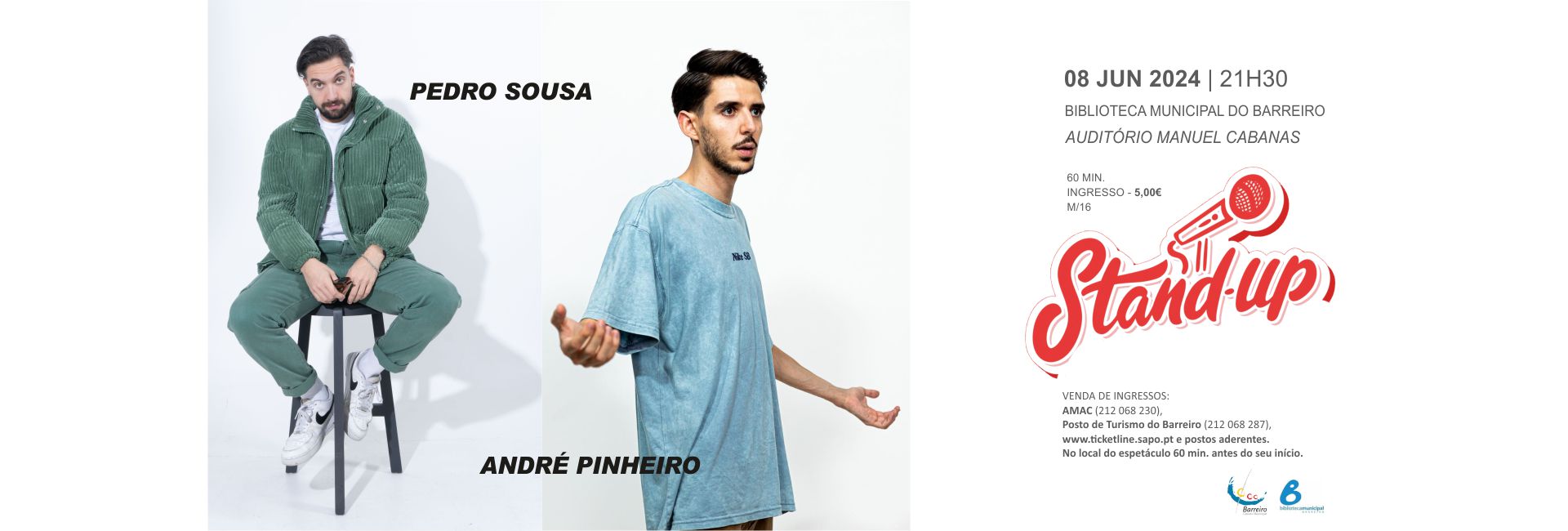 Pedro Sousa e André Pinheiro – Stand-Up - Portal Institucional