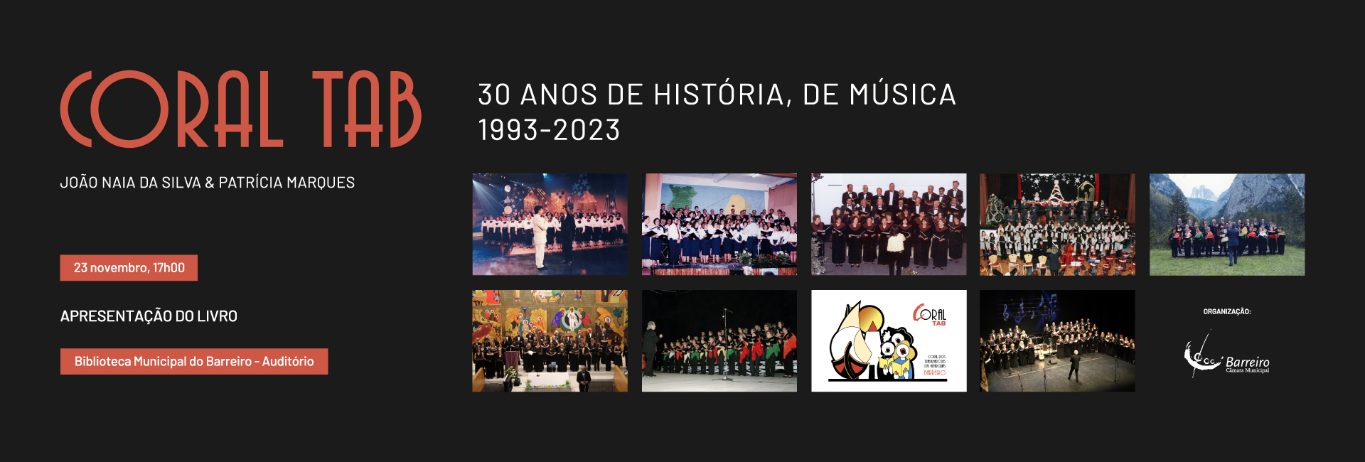 Apresentação do livro “Coral TAB – 30 anos de História, de Música ...