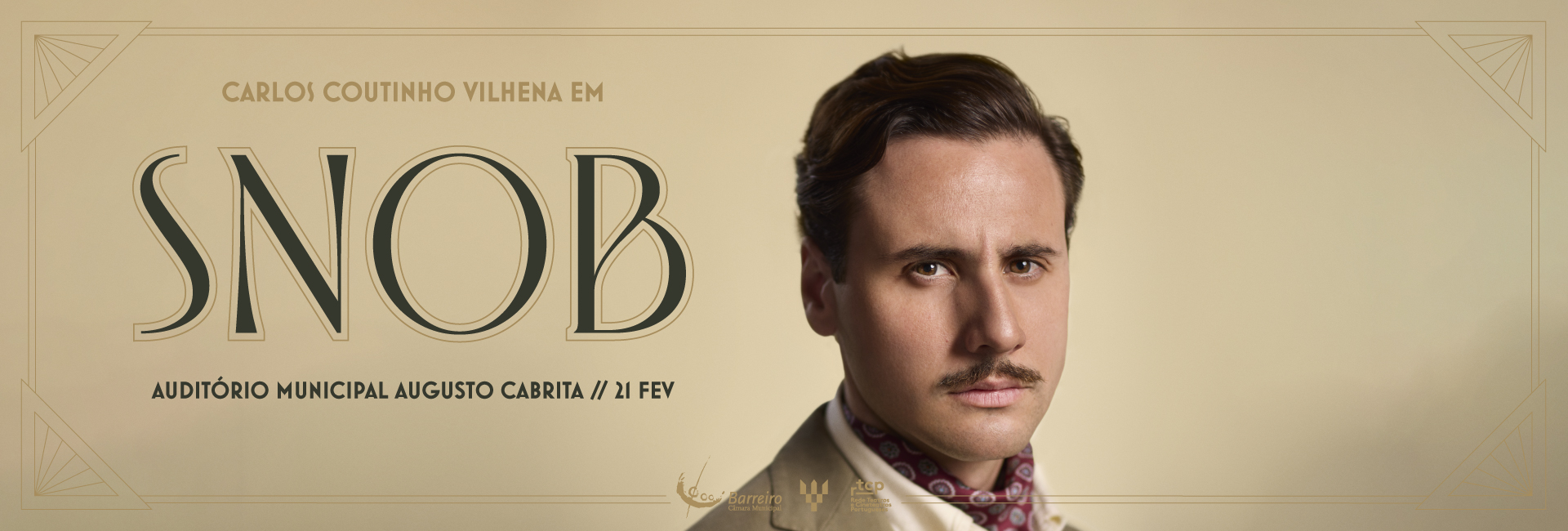 SNOB – Carlos Coutinho Vilhena a Solo | Stand Up Comedy - Portal Institucional