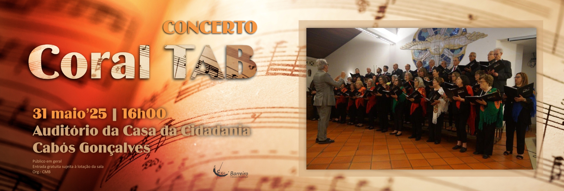 Concerto do Coral TAB - Portal Institucional
