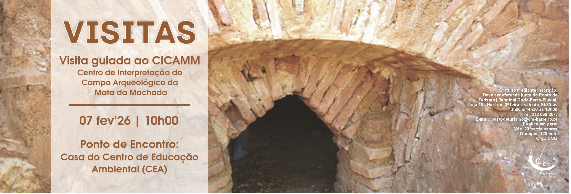 Visita guiada ao Centro de Interpretação do Campo Arqueológico da Mata ...