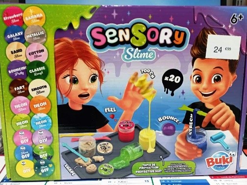 Alerta CIAC para Slime para brincar, da marca Buki, vendido online ...
