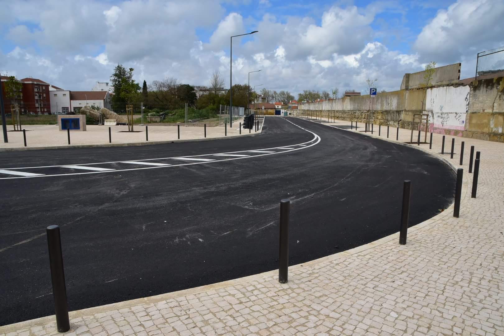 Inauguração da ligação entre a Praça da Amizade e o Largo Alexandre ...