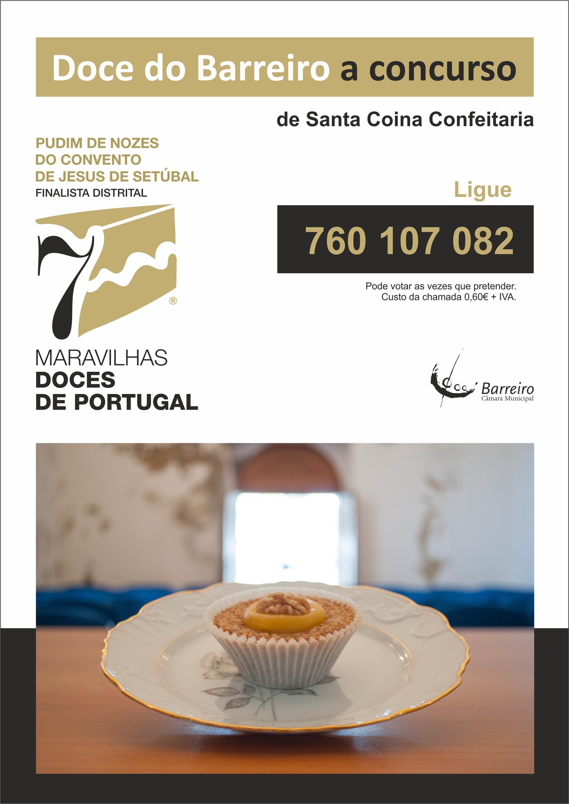 7 Maravilhas – Doces de Portugal “Pudim de Nozes do Convento de Jesus ...